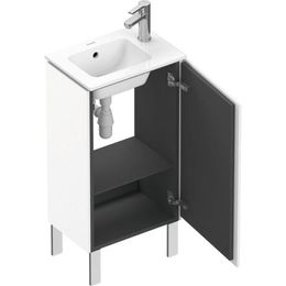 Duravit L-Cube Waschtisch-Unterschrank LC6273R1818 42x29,4x70,4cm, stehend, T&uuml;r rechts, wei&szlig; matt