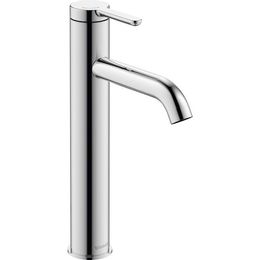 Duravit C.1 Waschtischarmatur L C11033002010 FreshStart, MinusFlow, ohne Zugstange, Chrom Hochglanz