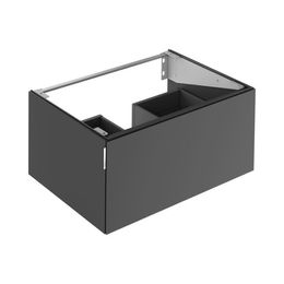 KEUCO Waschtischunterschrank Edition 11 Art 32511540800 80x35x49cm, 1 Frontauszug, Lack seidenmatt, smoke