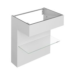 KEUCO Edition 11 Art Waschtischunterschrank 32510550800 80x87x49cm, mit Ablage, Lack seidenmatt, manhattan