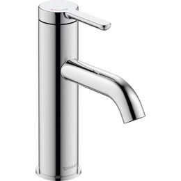 Duravit C.1 Waschtischarmatur M C11023002010 FreshStart, MinusFlow, ohne Zugstange, Chrom Hochglanz