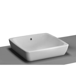 Vitra Metropole Aufsatzwaschtisch 5666B0030012 39,5x40cm, geschliffen, mit &Uuml;berlauf