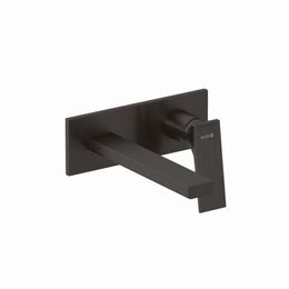 Kludi DECUS 2-Loch-Wandarmatur 54244N275 210 mm, Feinbau-Set, Brushed Gunmetal PVD