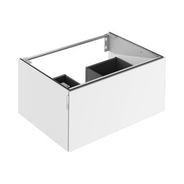 KEUCO Waschtischunterschrank Edition 11 Art 32511510800 80x35x49cm, 1 Frontauszug, Lack seidenmatt, wei&szlig;
