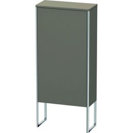 Duravit XSquare Halbhochschrank XS1304L9090 50x88x23,6cm, T&uuml;r links, stehend, Flannel Grey seidenmatt