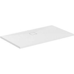 Ideal Standard Ultra Flat Evo Brausewanne T5435FO 1400 x 800 x 35 mm, seidenwei&szlig;, rechteckig, Ablauf an langer Seite