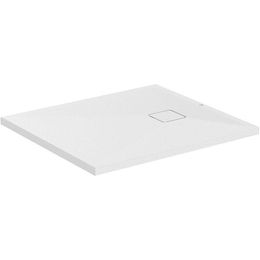 Ideal Standard Ultra Flat Evo Brausewanne T5444FO 900 x 800 x 35 mm, seidenwei&szlig;, rechteckig, Ablauf an kurzer Seite