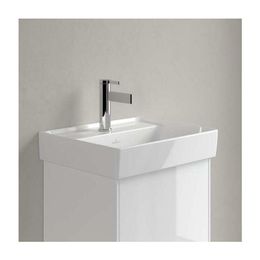 Villeroy & Boch Villeroy und Boch Collaro Handwaschbecken 433446R1 450 x 370 x 150 mm, Wei&szlig; Alpin CeramicPlus, ohne &Uuml;berlauf