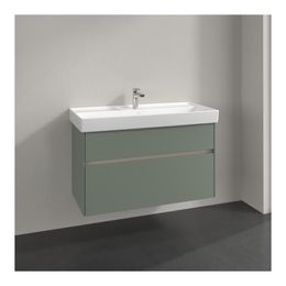 Villeroy & Boch Villeroy und Boch Collaro Waschtischunterschrank C01100AF 95,4x54,6x44,4cm, Waschbecken mittig, soft green