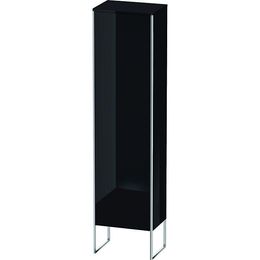 Duravit XSquare Hochschrank XS1314L4040 50x176x35,6cm, T&uuml;r links, stehend, schwarz hochglanz