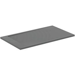 Ideal Standard Ultra Flat S + Brausewanne T5570FS 1400 x 800 x 36 mm, quarzgrau, rechteckig