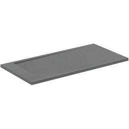 Ideal Standard Ultra Flat S + Brausewanne T5591FS 1400 x 700 x 36 mm, quarzgrau, rechteckig