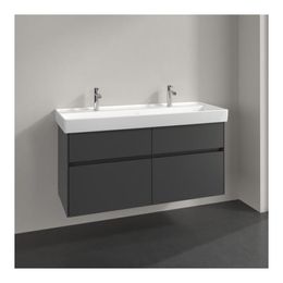 Villeroy & Boch Villeroy und Boch Collaro Waschtischunterschrank C01200VR 115,4x54,6x44,4cm, Waschbecken mittig, graphite