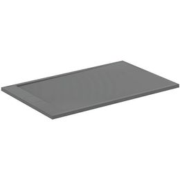 Ideal Standard Ultra Flat S + Brausewanne T5672FS 1600 x 1000 x 36 mm, quarzgrau, rechteckig