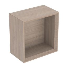 Geberit iCon Wandbox 502321JH1 22,5x23,3x13,2cm, quadratisch, eiche natur/Melamin Struktur