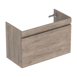 Geberit Renova Plan Waschtischunterschrank 501911JR1 92,8 x 60,6 x 44,6 cm, nussbaum, Folie strukturiert