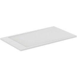 Ideal Standard Ultra Flat S + Brausewanne T5570FR 1400 x 800 x 36 mm, carraraweiß, rechteckig