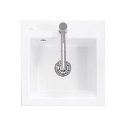 Villeroy & Boch Villeroy und Boch Subway Style 50 S Einbausp&uuml;le 331500R1 Sp&uuml;lbecken, 500 x 510 mm, wei&szlig; alpin CeramicPlus