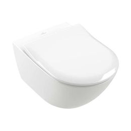 Villeroy & Boch Villeroy & Boch Subway 2.0 WC Sitz 9M78S101 Slimseat, mit Softclose und Quick Release