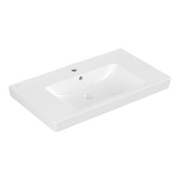 Villeroy & Boch Villeroy & Boch Subway 2.0 Waschtisch 71758G01 80 x 47 cm, weiß, mitHahnloch und Überlauf