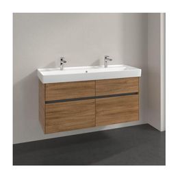 Villeroy & Boch Villeroy und Boch Collaro Waschtischunterschrank C01200RH 115,4x54,6x44,4cm, Waschbecken mittig, Kansas Oak