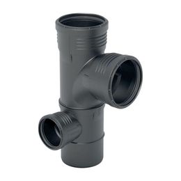 Geberit Silent PP Kombibogeneckabzweig 390570141 DN 110/90/50, 87,5Grad, links, schalloptimiert