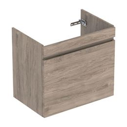 Geberit Renova Plan Waschtischunterschrank 501908JR1 68,2 x 60,6 x 44,6 cm, nussbaum, Folie strukturiert