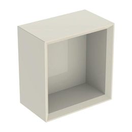 Geberit iCon Wandbox 502321JL1 22,5x23,3x13,2cm, quadratisch, sand grau/lackiert hochglänzend