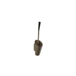 HEWI 801 Toilettenb&uuml;rstengarnitur 801.20.10084 umbra, Wandmontage, langer Stiel