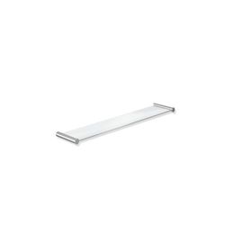 HEWI System 162 Ablage 162.03.1105XA Glasplatte, 600 x 122 mm, Halter Edelstahl matt geschliffen