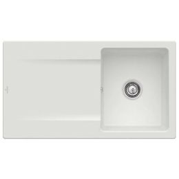 Villeroy & Boch Villeroy & Boch Siluet Einbausp&uuml;le 333501SM mit Ablaufgarnitur und Handbet&auml;tigung, Steam