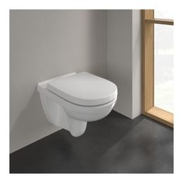 Villeroy & Boch Villeroy & Boch O.Novo Combi Pack 5660HR01 WC mit WC-Sitz, sp&uuml;lrandlos, DirectFlush, Wei&szlig; Alpin