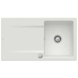 Villeroy & Boch Villeroy & Boch Siluet Einbausp&uuml;le 333502SM mit Ablaufgarnitur und Exzenterbet&auml;tigung, Steam