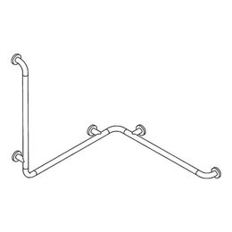 HEWI 801 Dusch-/Wannenhandlauf 801.35.20018 762x762x900mm, senfgelb