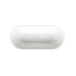 Bette BetteLux Oval Silhouette Badewanne 3466-000CFXXS wei&szlig;, 180x80x45cm, freistehend
