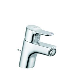 Kludi Pure&easy Bidetarmatur 375330565 chrom, DN 15, mit Metall-Ablaufgarnitur