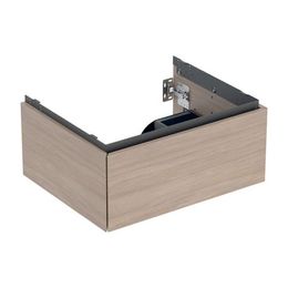 Geberit One Waschtisch-Unterschrank 505071005 59,2 x 50,4 x 47 cm, Eiche/Melamin Holzstruktur, 1 Schubladen