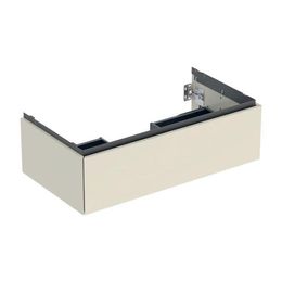 Geberit One Waschtisch-Unterschrank 505073004 88,8 x 50,4 x 47 cm, sand-grau/lackiert hochgl&auml;nzend, 1 Schubladen