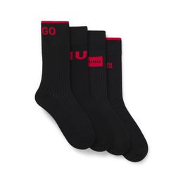 Socken HUGO UNDERWEAR, Damen, Gr. 40-46, schwarz 001, Baumwollmischung, Socken Socken