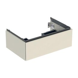 Geberit One Waschtisch-Unterschrank 505072004 74 x 50,4 x 47 cm, sand-grau/lackiert hochgl&auml;nzend, 1 Schubladen