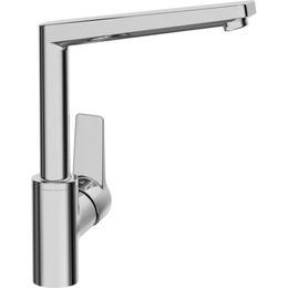 Hansa K&uuml;chenarmatur Hansatwist 09202203 chrom, schwenkbarer Auslauf, Vollhebel