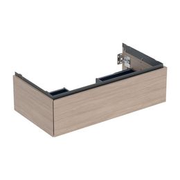 Geberit One Waschtisch-Unterschrank 505073005 88,8 x 50,4 x 47 cm, Eiche/Melamin Holzstruktur, 1 Schubladen