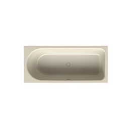Bette BetteOcean Badewanne 8855-001 170x75x45cm, Fu&szlig;ende rechts, &Uuml;berlauf vorne, pergamon