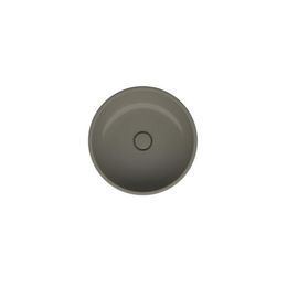 Bette BetteBalance Aufsatz-Waschtisch A248-404PW 42,5x42,5x14,3cm, PW, graphite