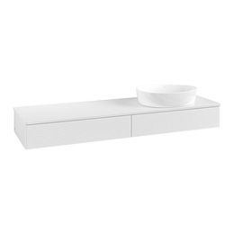 Villeroy & Boch Villeroy & Boch Antao Waschtischunterschrank 1600x190x500mm L16110GF mit Beleuchtung mit Struktur FK/AP: GF/0