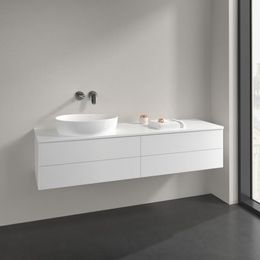 Villeroy & Boch Villeroy und Boch Antao Waschtisch-Unterschrank L26010MT 160x36x50cm, Waschbeckenplattenfarbe Lack, white matt lacquer, mit Beleuchtung