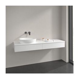 Villeroy & Boch Villeroy und Boch Antao Waschtisch-Unterschrank K15150MT 160x19x50cm, Hahnlochbohrung, Waschbeckenplattenfarbe Lack, white matt lacquer