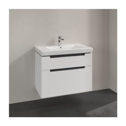 Villeroy & Boch Villeroy und Boch Subway 2.0 Waschtisch-Unterschrank A91410DH 78,7 x 59 x 44,9 cm, Griff chrom, glossy white