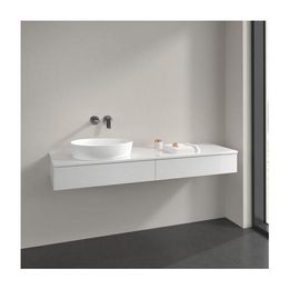 Villeroy & Boch Villeroy und Boch Antao Waschtisch-Unterschrank K15150GF 160x19x50cm, Hahnlochbohrung, Waschbeckenplattenfarbe Lack, glossy white lacquer