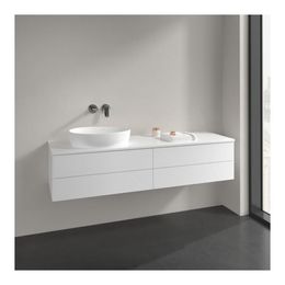 Villeroy & Boch Villeroy und Boch Antao Waschtisch-Unterschrank K26110MT 160x36x50cm, Waschbeckenplattenfarbe Lack, white matt lacquer